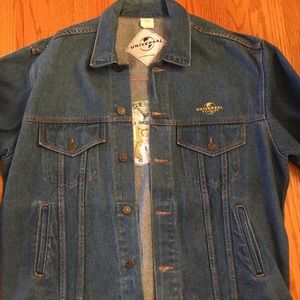 Jackets & Coats | Nwot Vintage 9s Universal Studios Denim Jacket | Poshmark